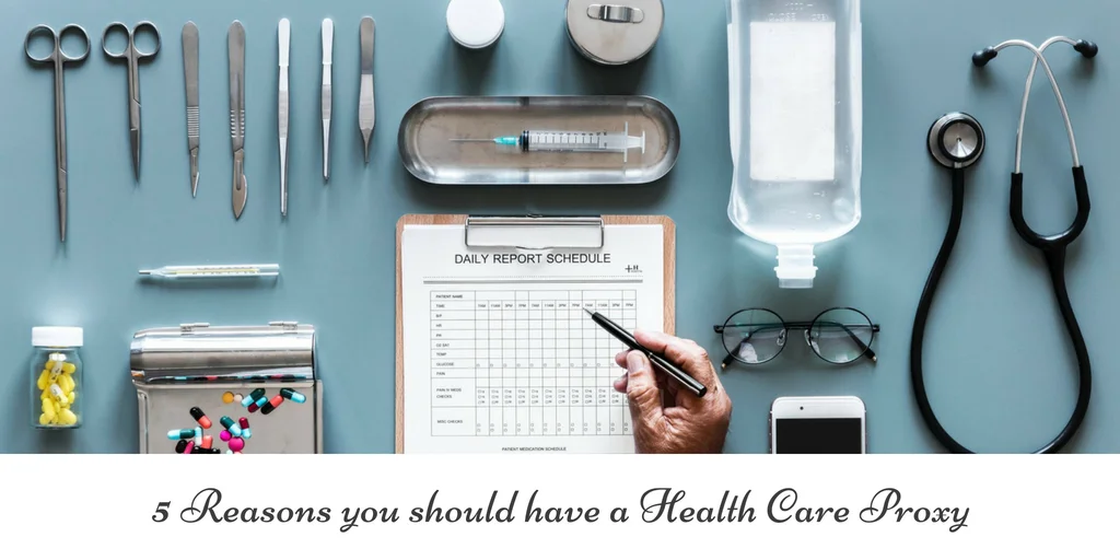 FIVE REASONS WHY YOU SHOULD HAVE A HEALTH CARE PROXY? — E. M. Curran ...