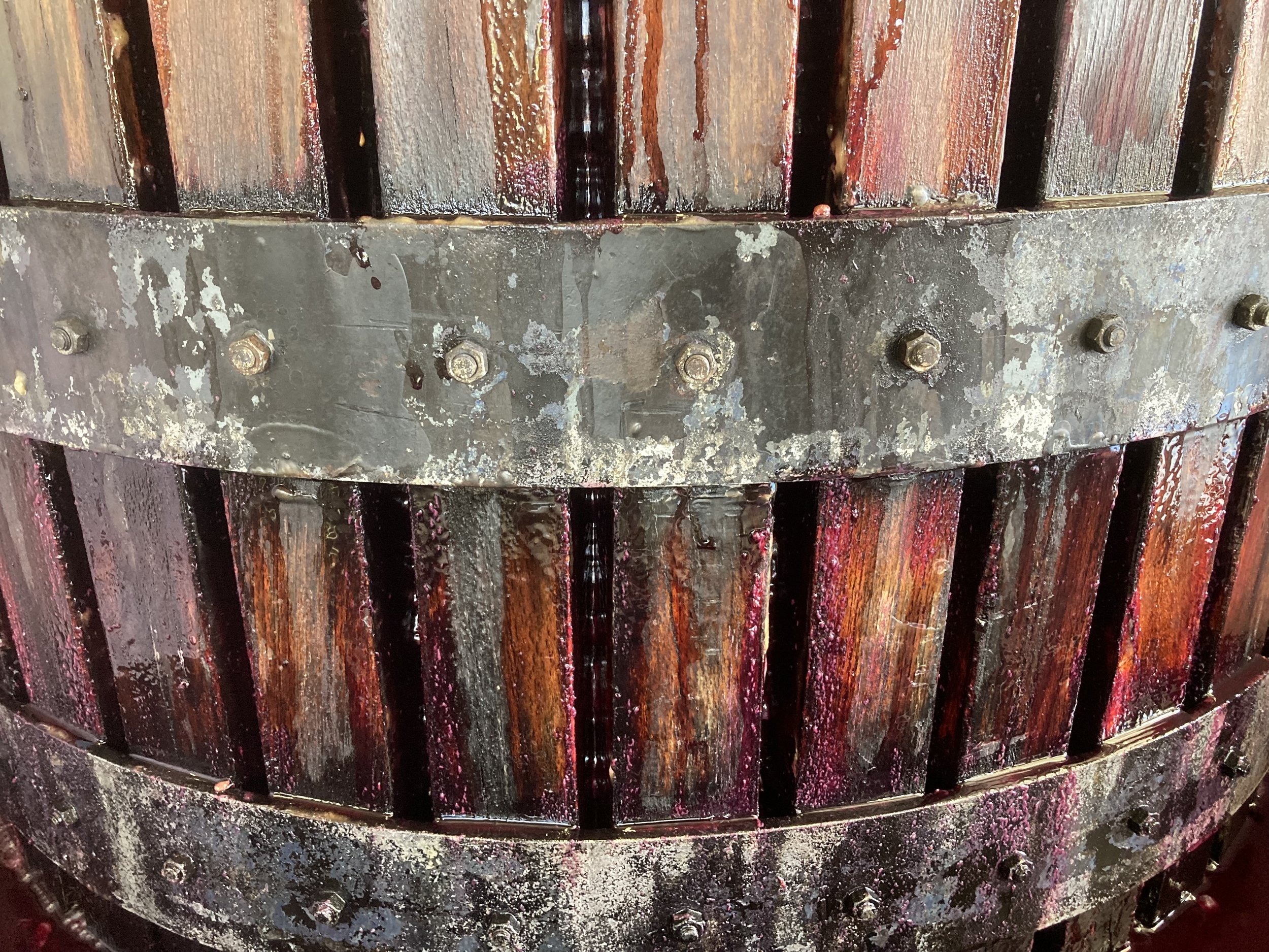 Hayes Family Wines - Pressing - Time to Extract the Goodness from those ...