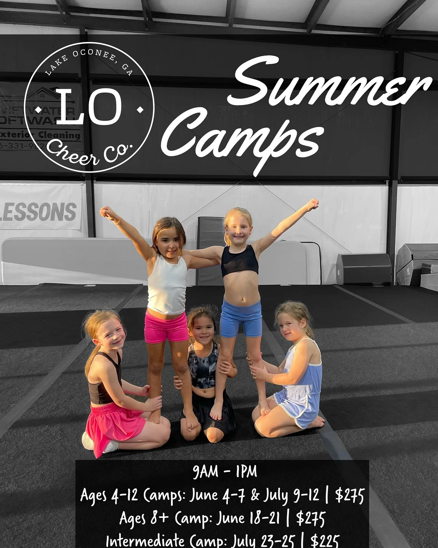 LO Cheer Co. Summer Camp: Ages 4-12 Week 1 — Lake Oconee Life