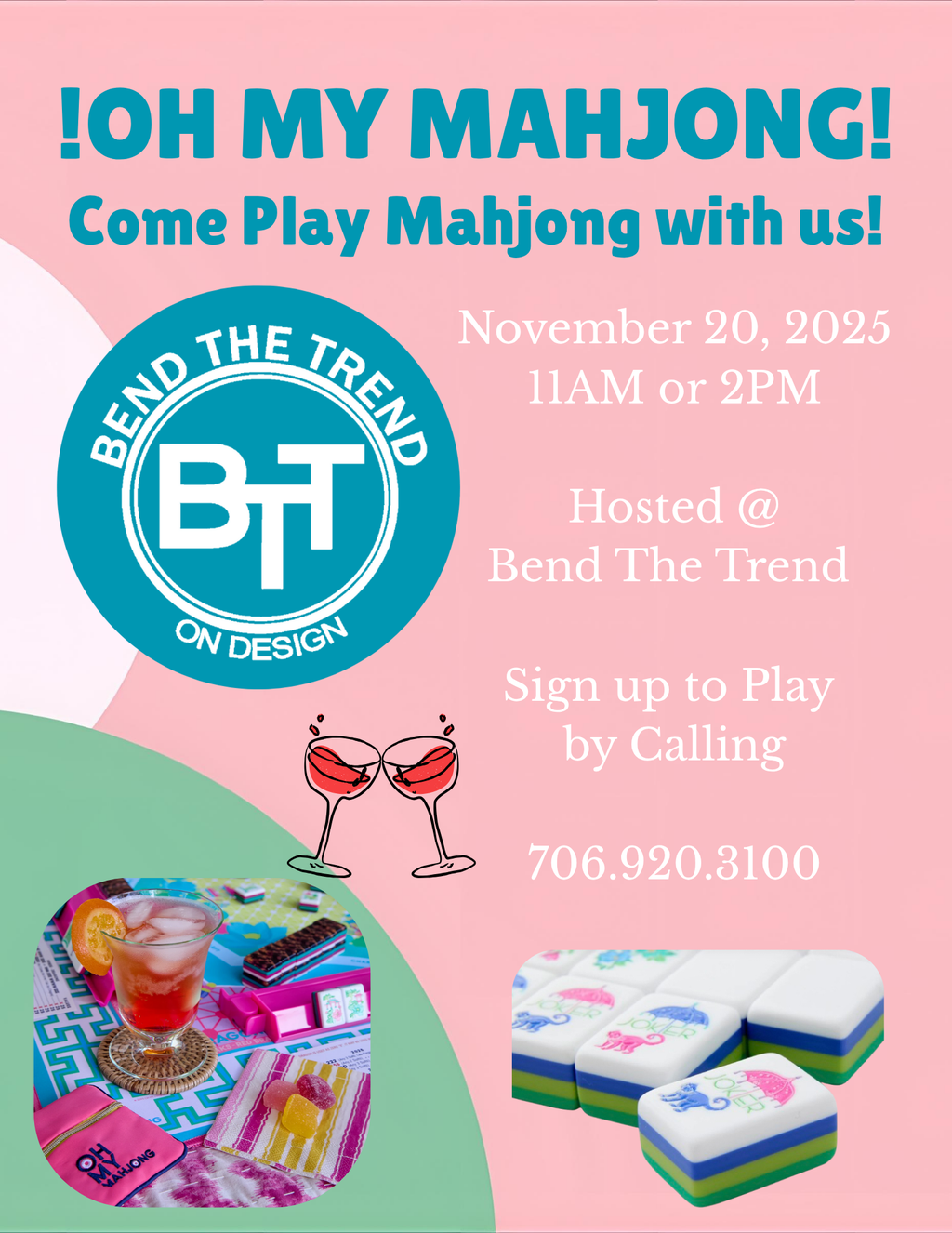 Mahjong Event at Bend The Trend — Lake Oconee Life