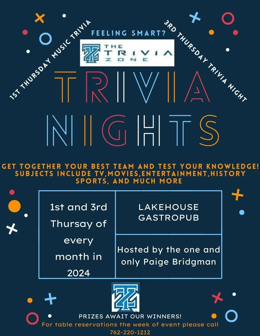 Trivia Night // Lake House Gastro Pub — Lake Oconee Life