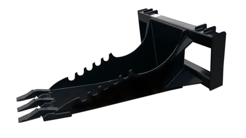 MTL Severe Duty Tooth Stump Bucket with 1" Cutting Edge (Universal Fit ...