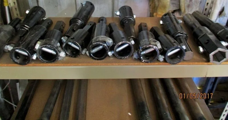 MTL 24" or 36" Long HD Solid Steel Auger Extension 2 9/16" Round or 2 ...