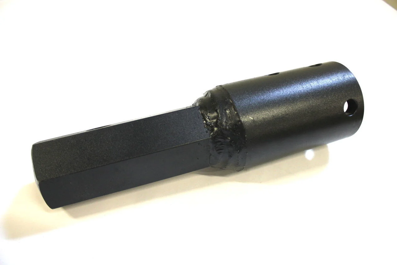 MTL 24" or 36" Long HD Solid Steel Auger Extension 2 9/16" Round or 2 ...