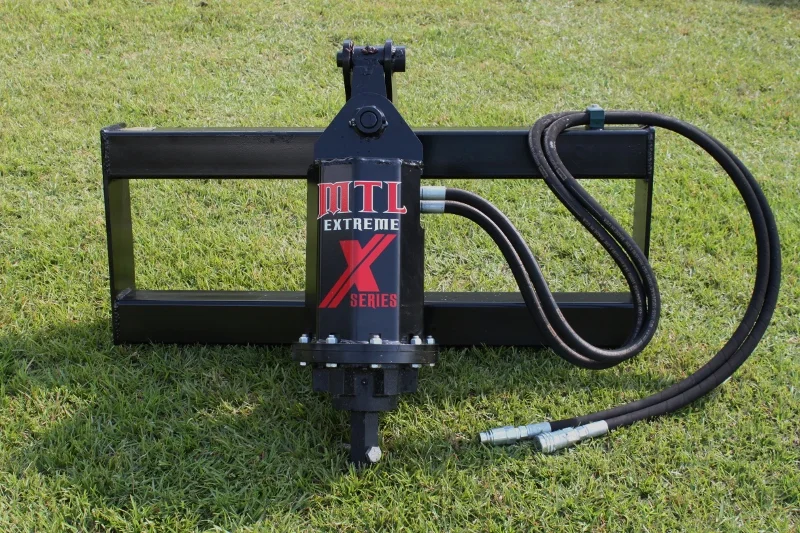 MTL Extreme Skid Steer Auger Attachment -2" Hex Drive - Different Bit ...