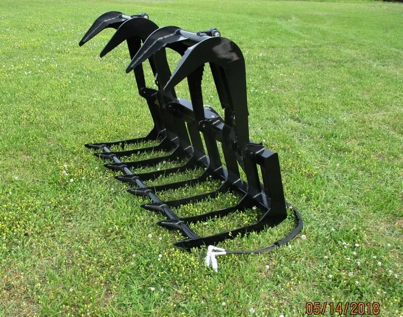 MTL Attachments HD Style Root Grapple Buckets - 3/8" Steel upper and ...