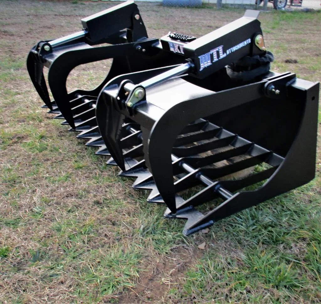 NEW - MTL HD RK5 Skid Steer Rock Grapple — MTL Attachments