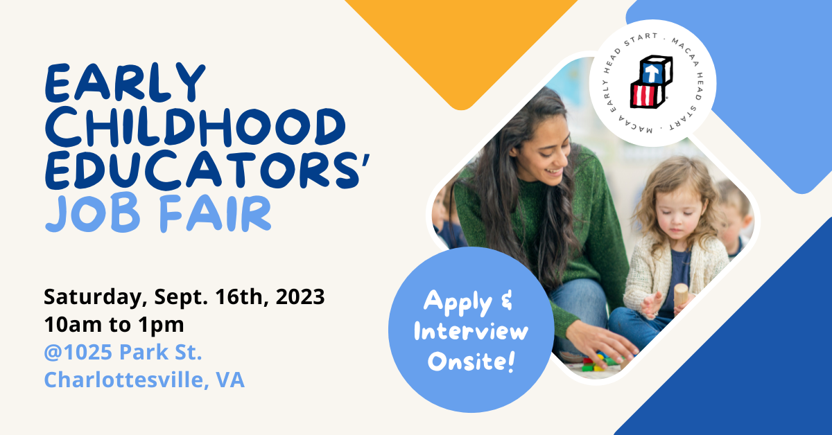 Early Childhood Educators' Job Fair — MACAA - Monticello Area Community ...