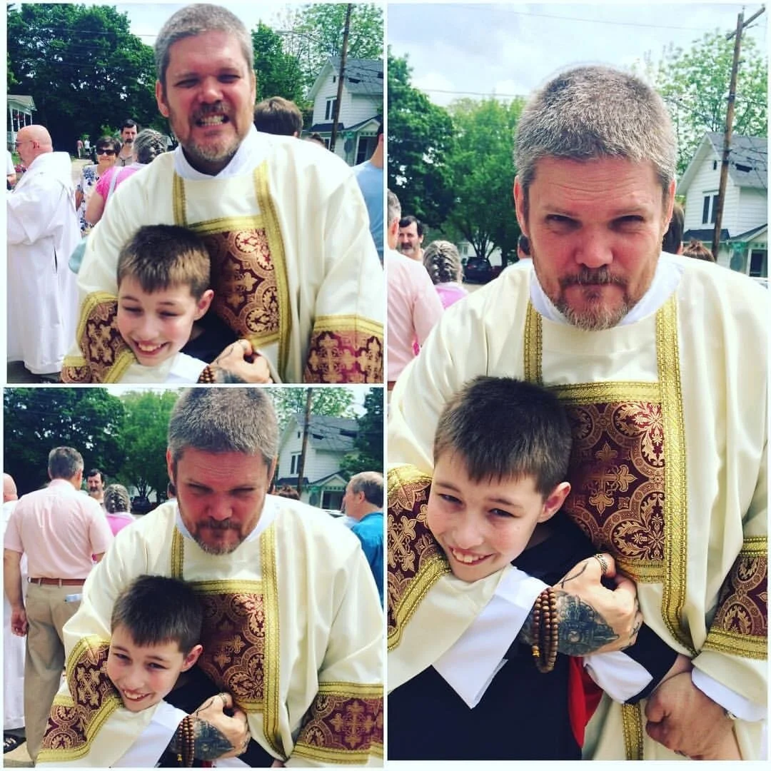 Meet the Catholic deacon who plays in a rock metal band and eats vegan
