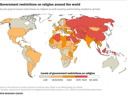 Religious Restrictions Increase In Many Parts Of The World, New Study ...