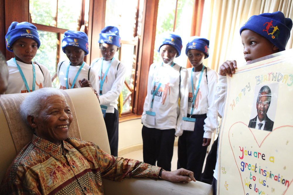 Children Across Africa And Asia Celebrate Nelson Mandela Day Children Across Africa And Asia Celebrate Nelson Mandela Day