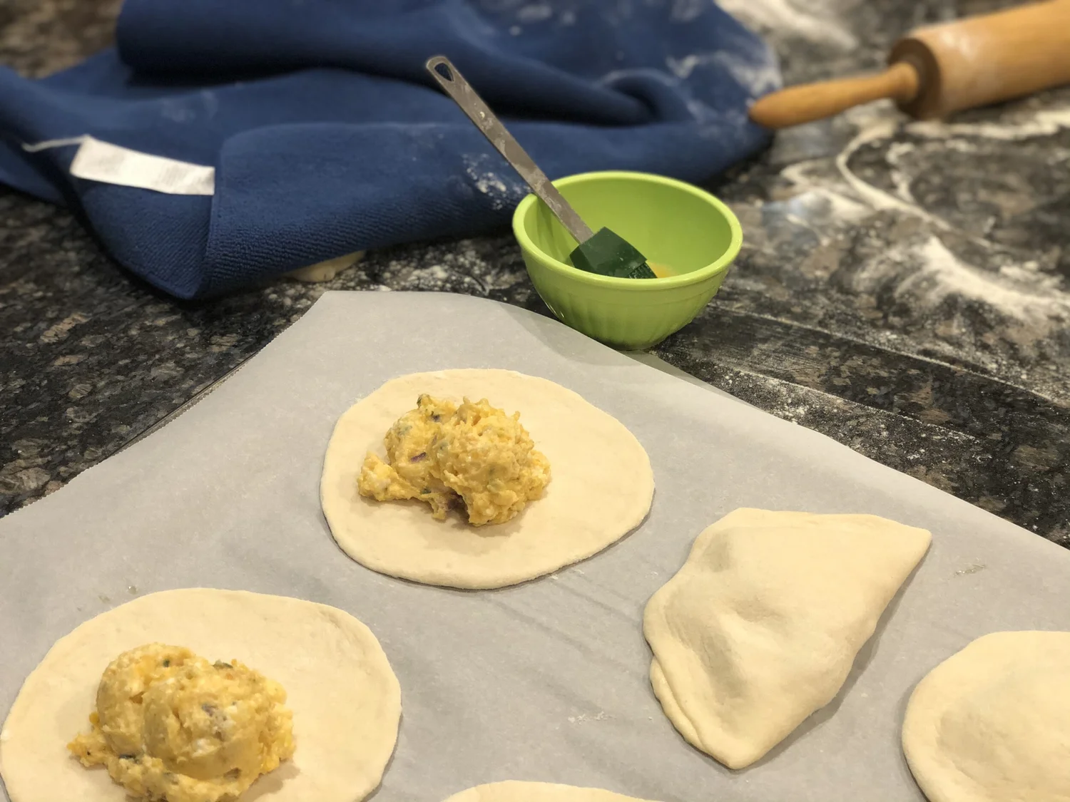 Roasted Butternut Squash Cheesy Pockets — Mideast to Midwest