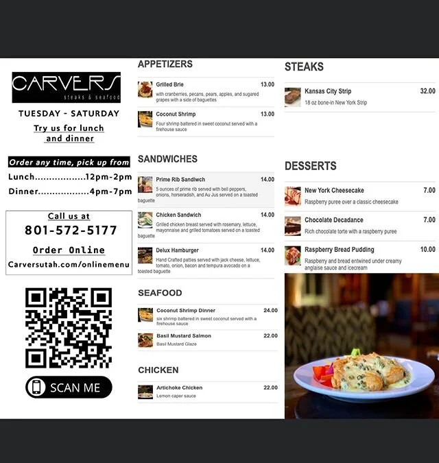 Carvers Steaks & Seafood