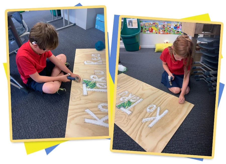 String Art Collaborative Board | Kids Carpentry Supplies