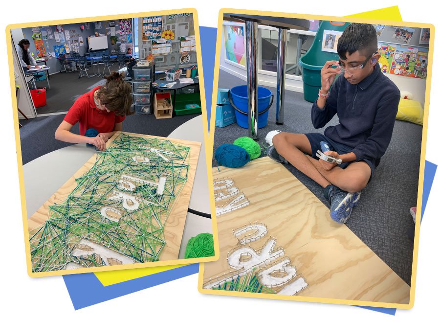 String Art Collaborative Board | Kids Carpentry Supplies