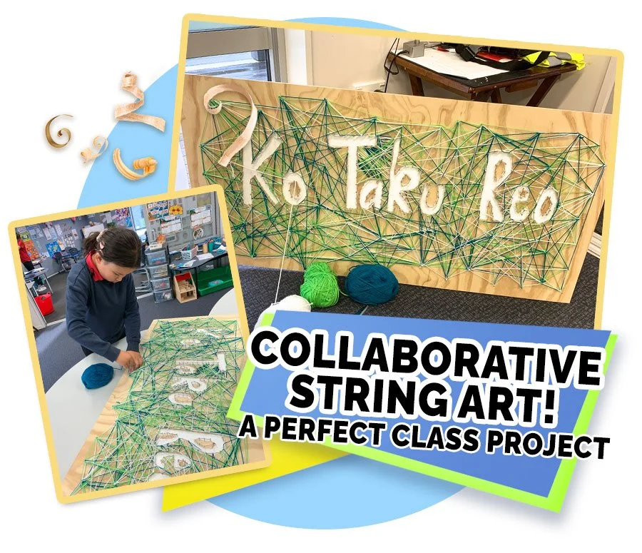 String Art Collaborative Board | Kids Carpentry Supplies
