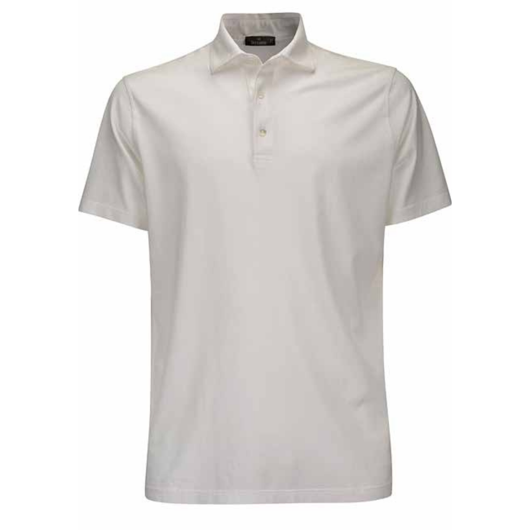 Ferrante White Pique Polo — Harrisons Menswear
