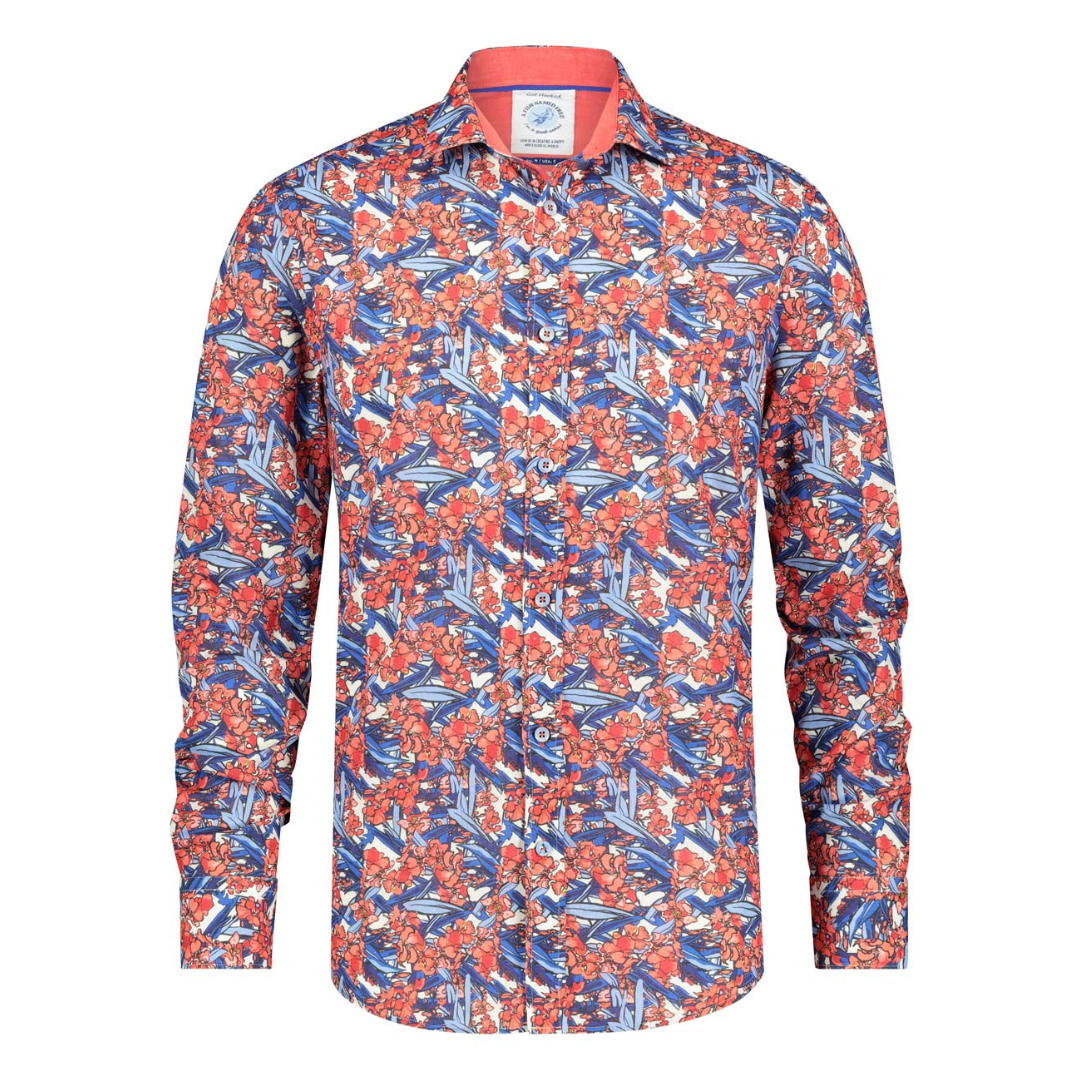 A Fish Named Fred Olives Sport Shirt — Harrisons Menswear
