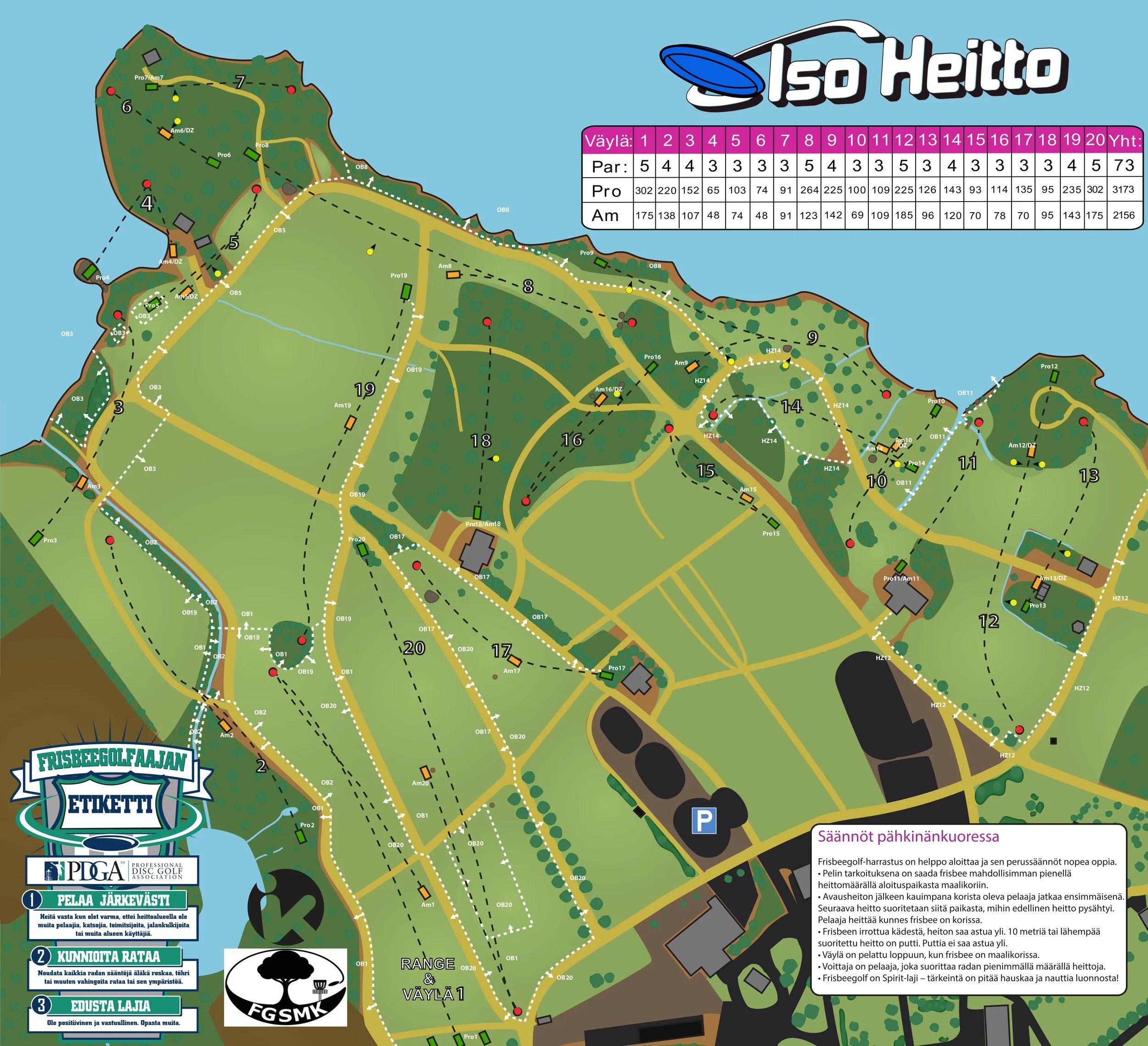 Frisbeegolf Iso Heitto — IK Palvelut