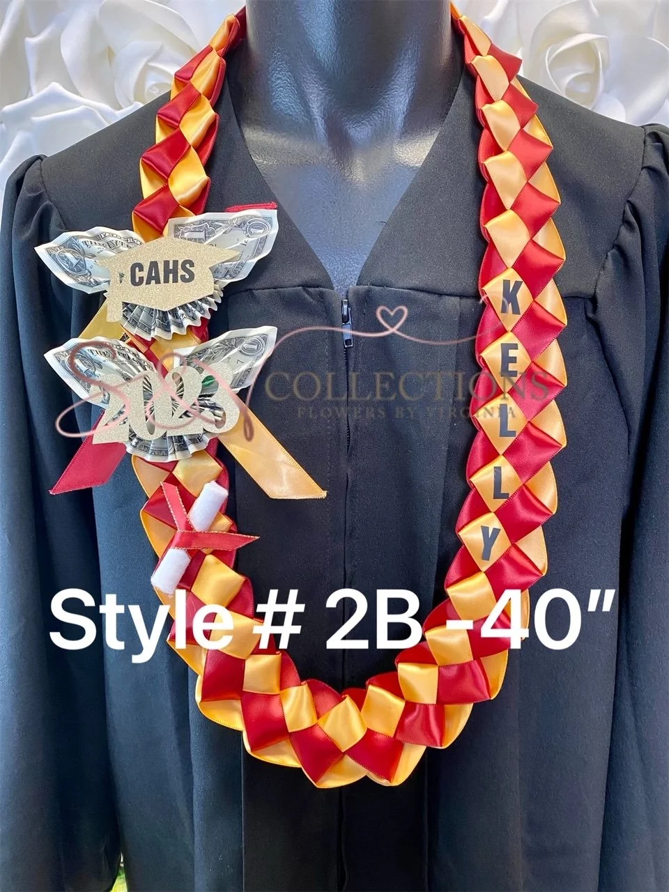 Money Butterflies Graduation Lei - #94 — S & V Collections