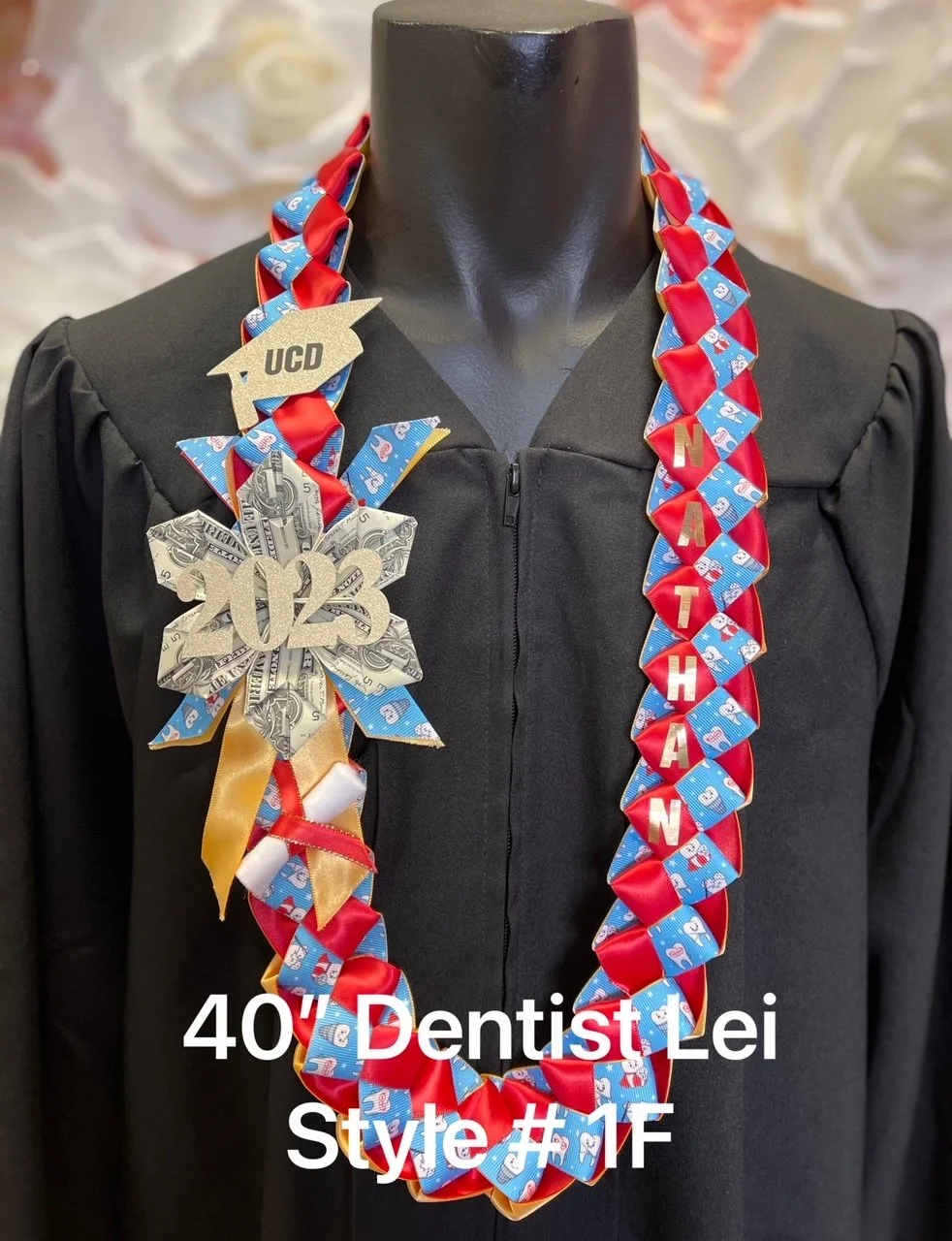 Ribbon Graduation Lei - #90 — S & V Collections