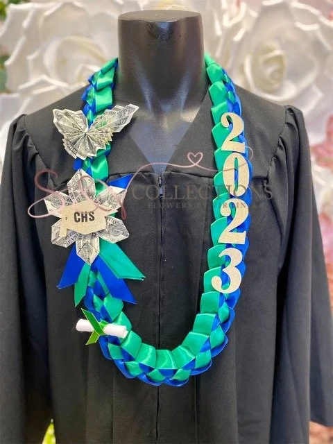 Ribbon Graduation Lei - #90 — S & V Collections