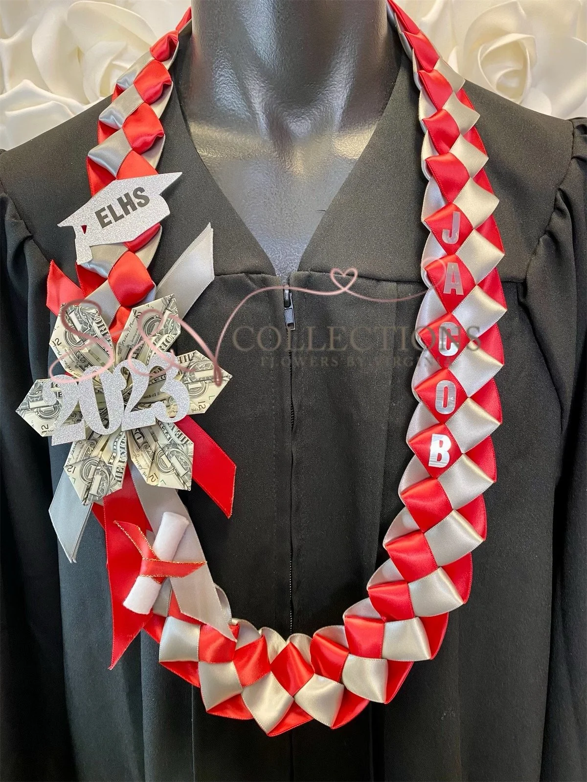 Ribbon Graduation Lei - #90 — S & V Collections