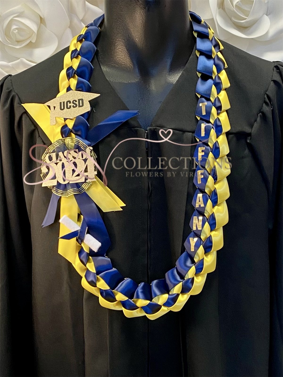 Graduation Ribbon Lei — S & V Collections