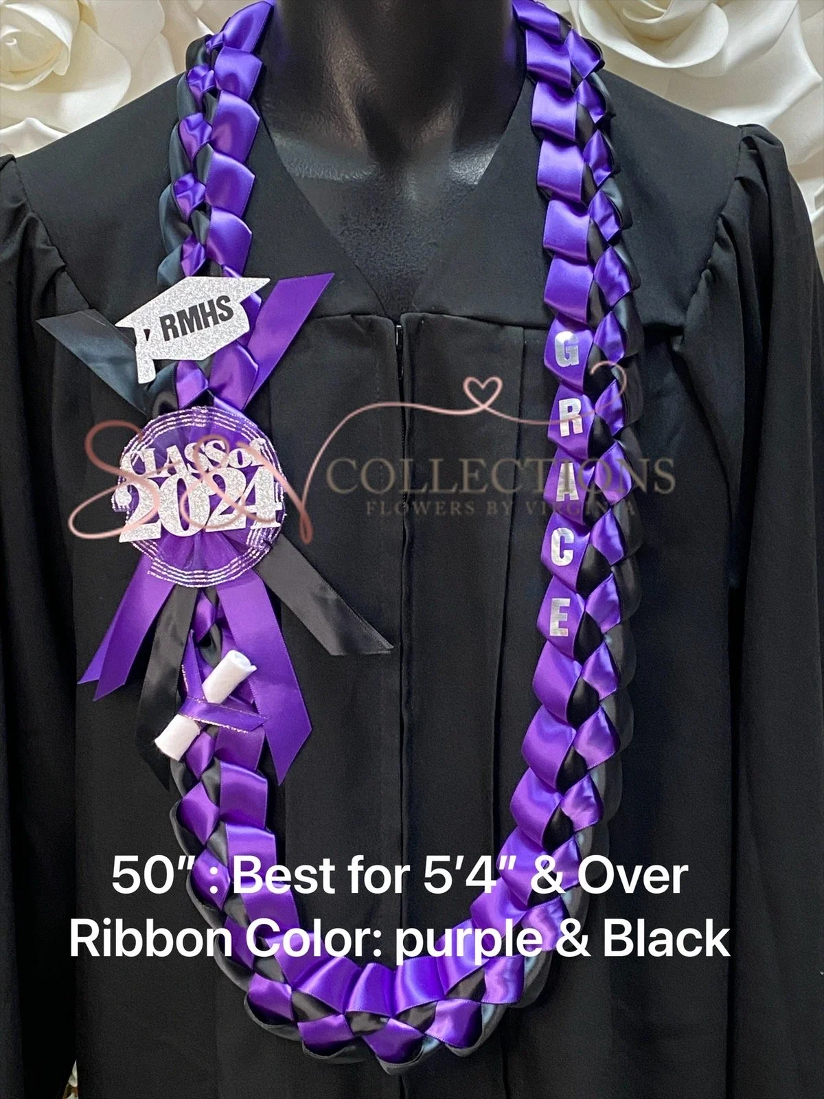 Graduation Ribbon Lei — S & V Collections