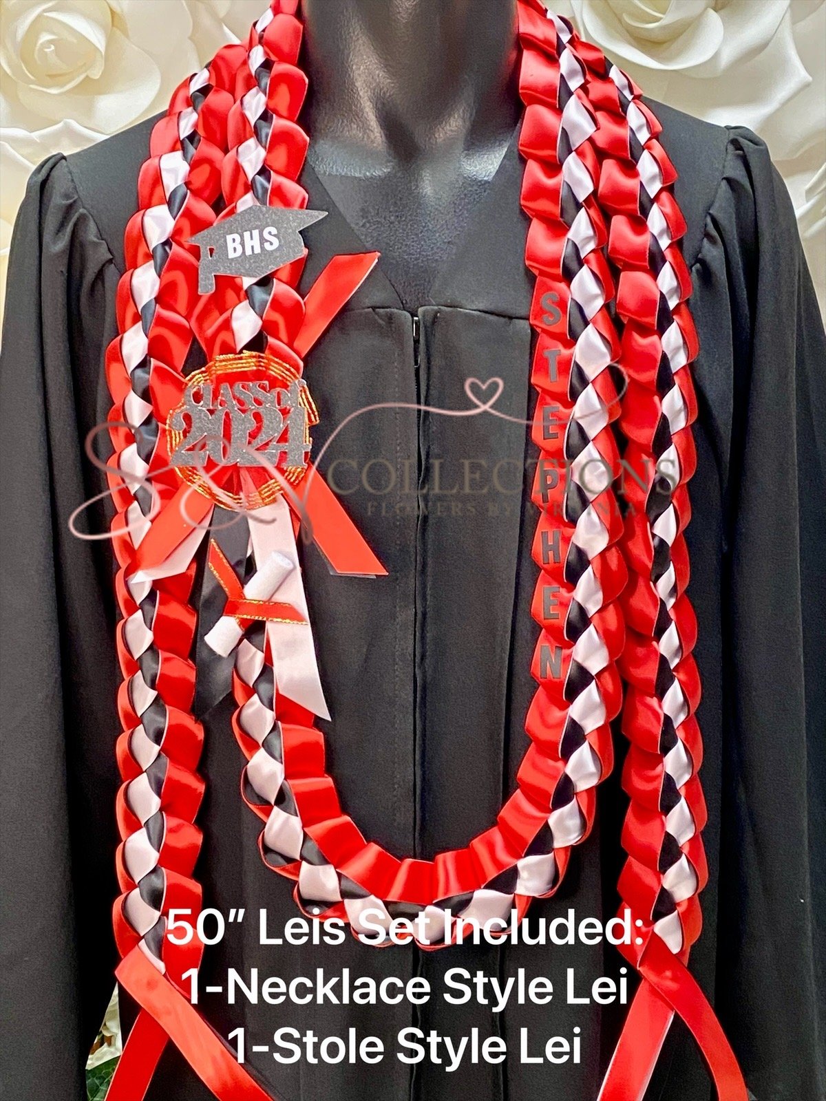 Graduation Ribbon Lei — S & V Collections
