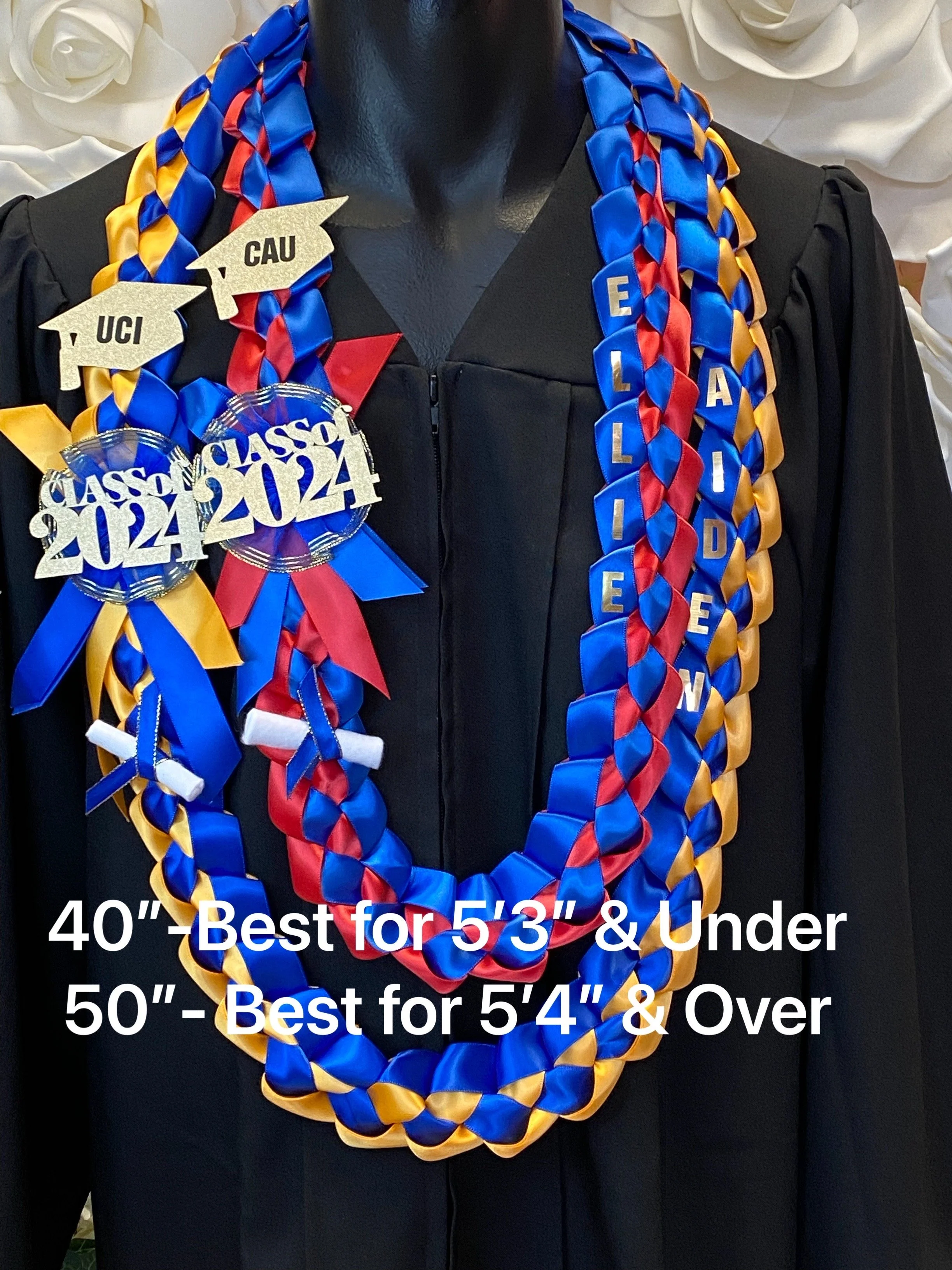 Graduation Ribbon Lei — S & V Collections