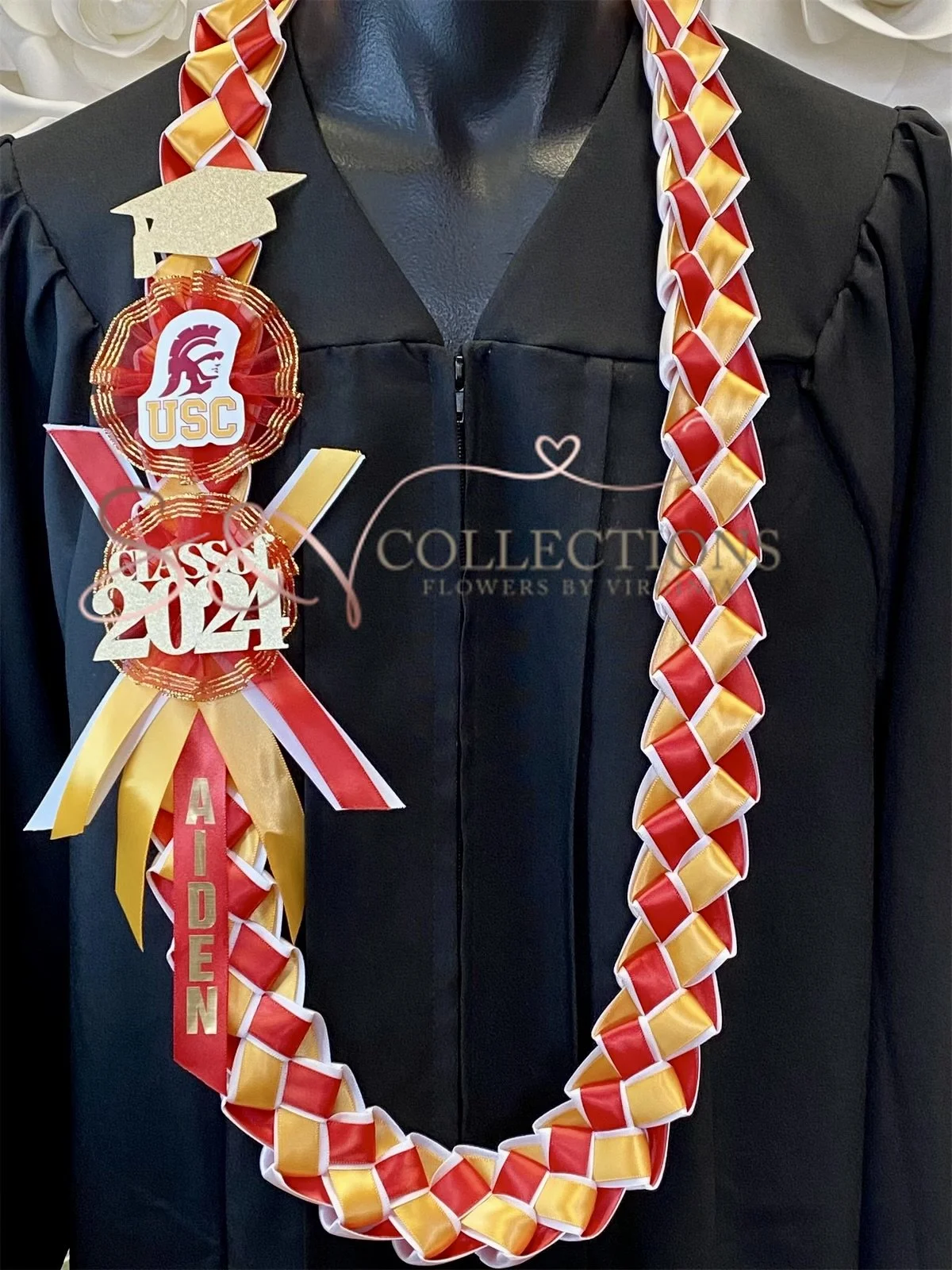 Graduation Ribbon Lei — S & V Collections