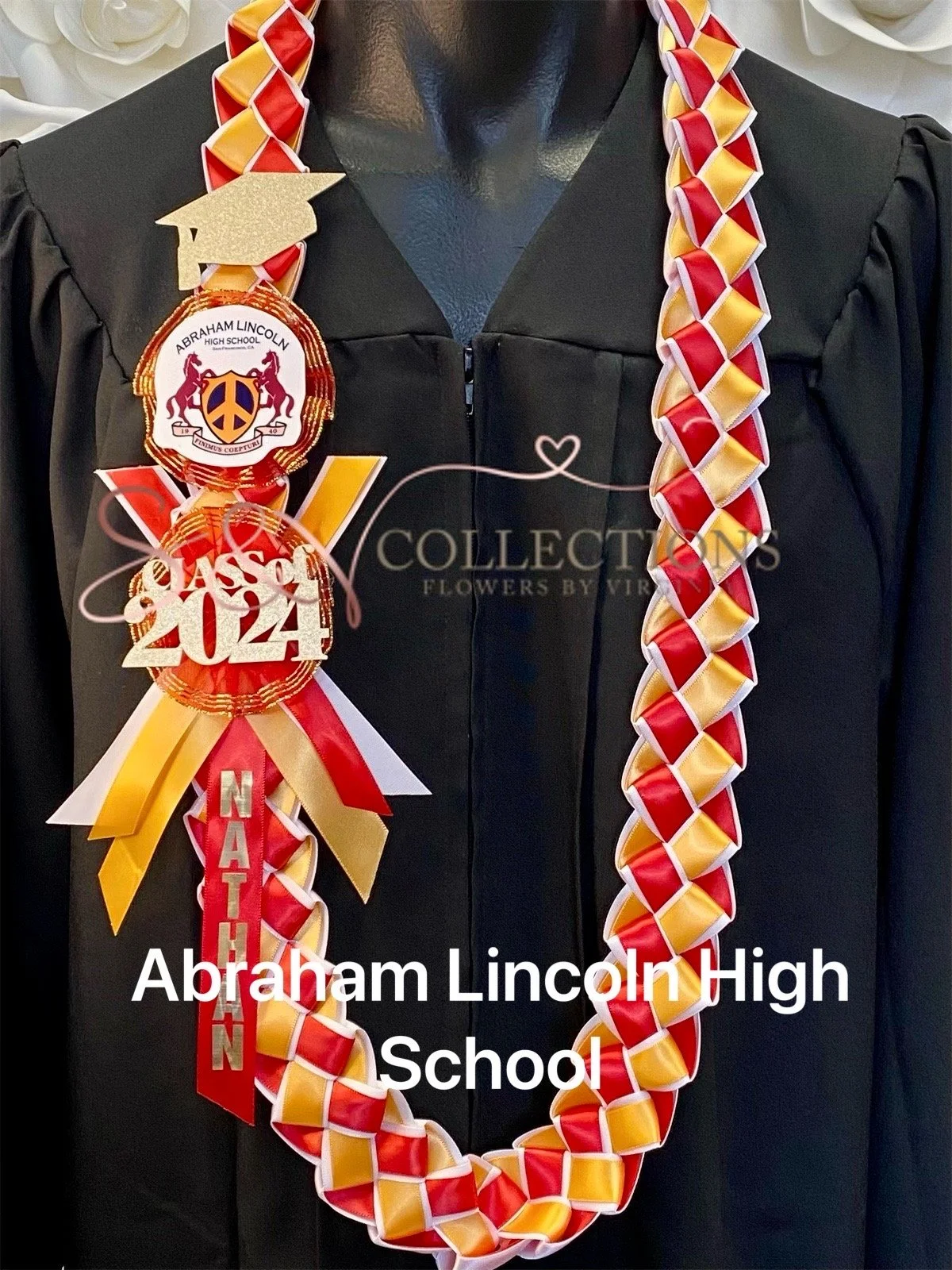 Graduation Ribbon Lei — S & V Collections