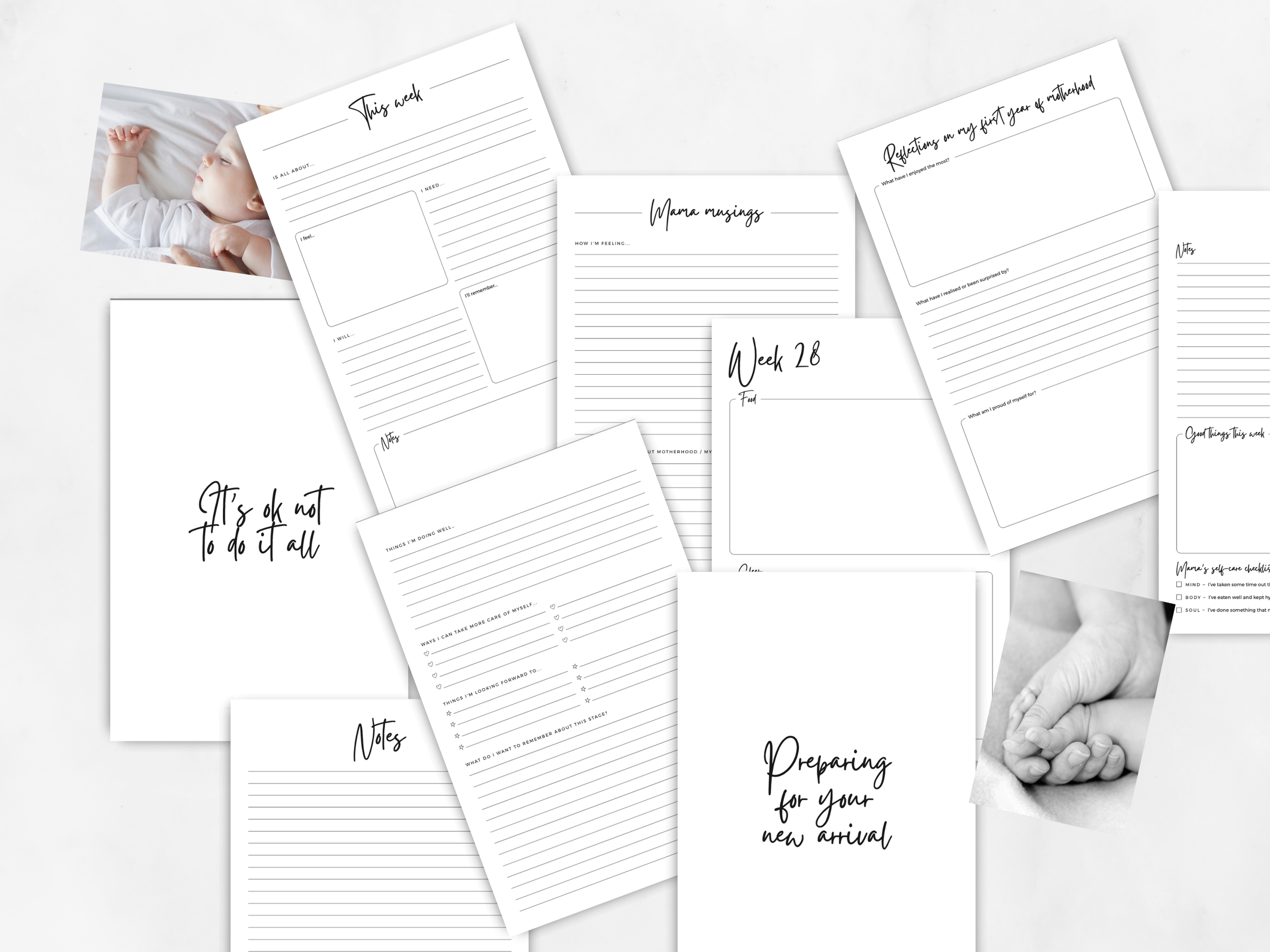 Printable New Baby Journal — Mama Journals