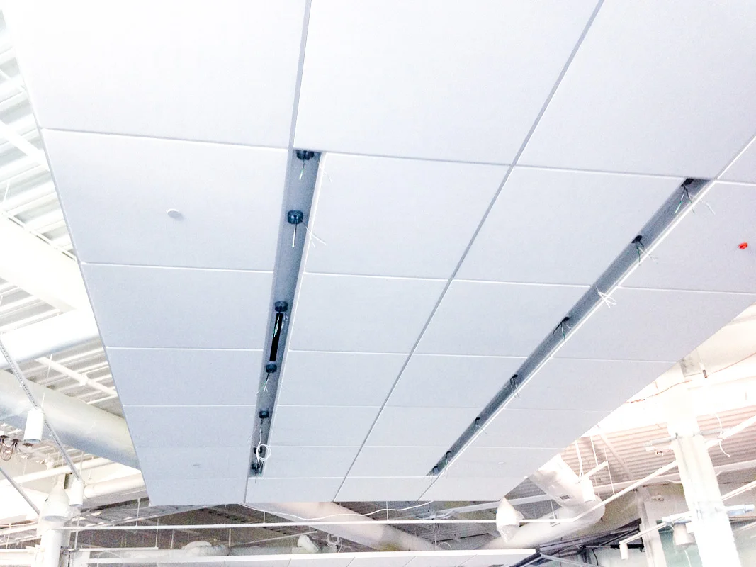 Extruded Aluminum Channel Acoustical Ceilings