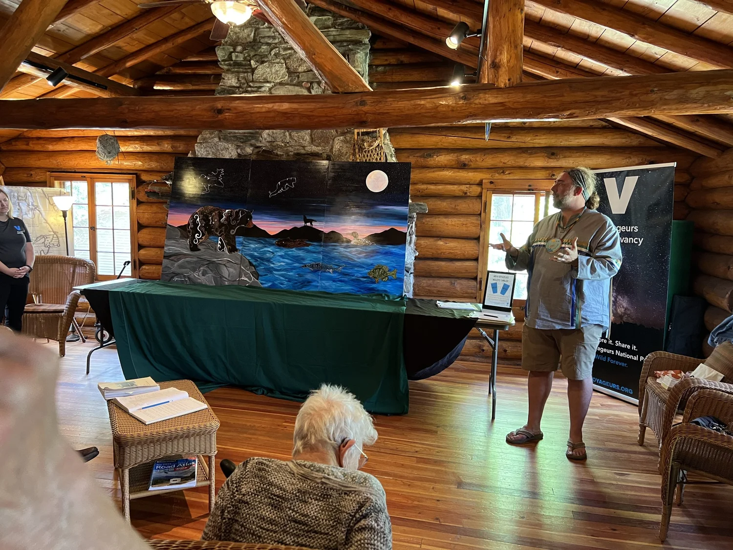 Giiwedino-Manidoog Mural Unvelied at Voyageurs National Park ...