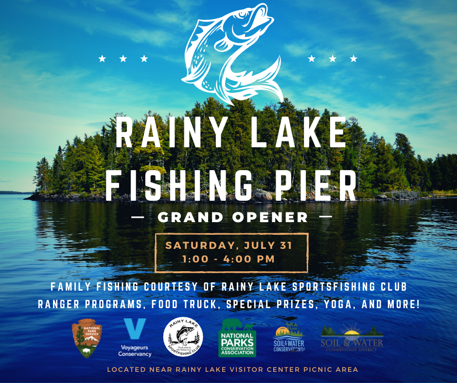 Rainy Lake Fishing Pier: Grand Opener — Voyageurs Conservancy