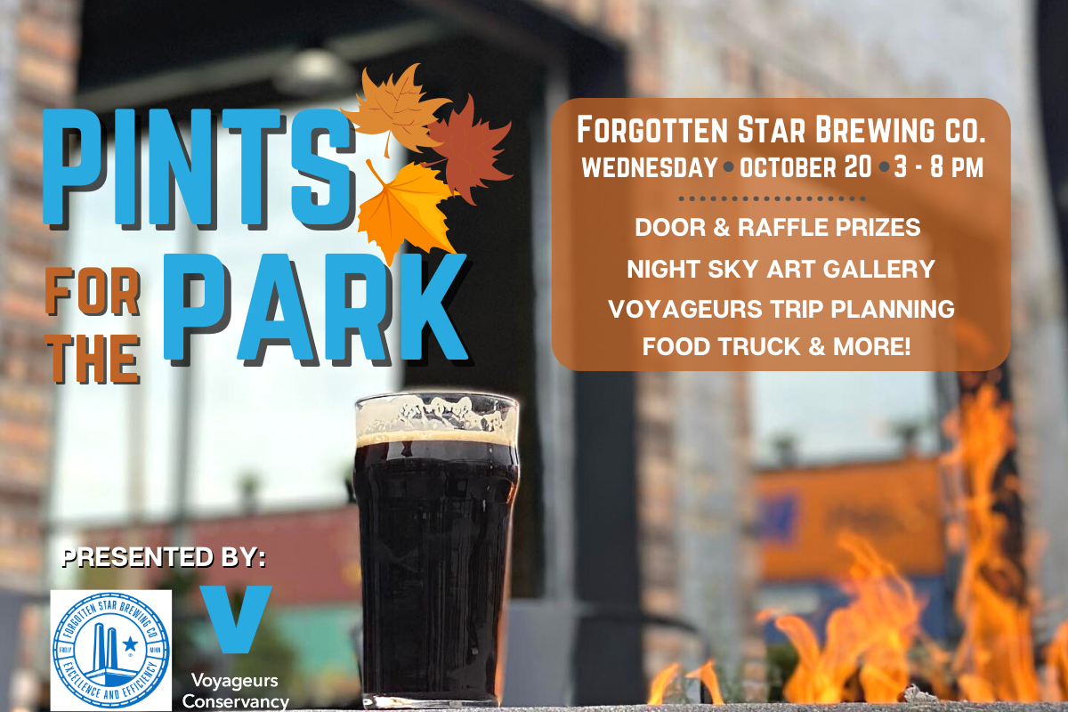 Pints for the Park @ Forgotten Star Brewing Co. — Voyageurs Conservancy