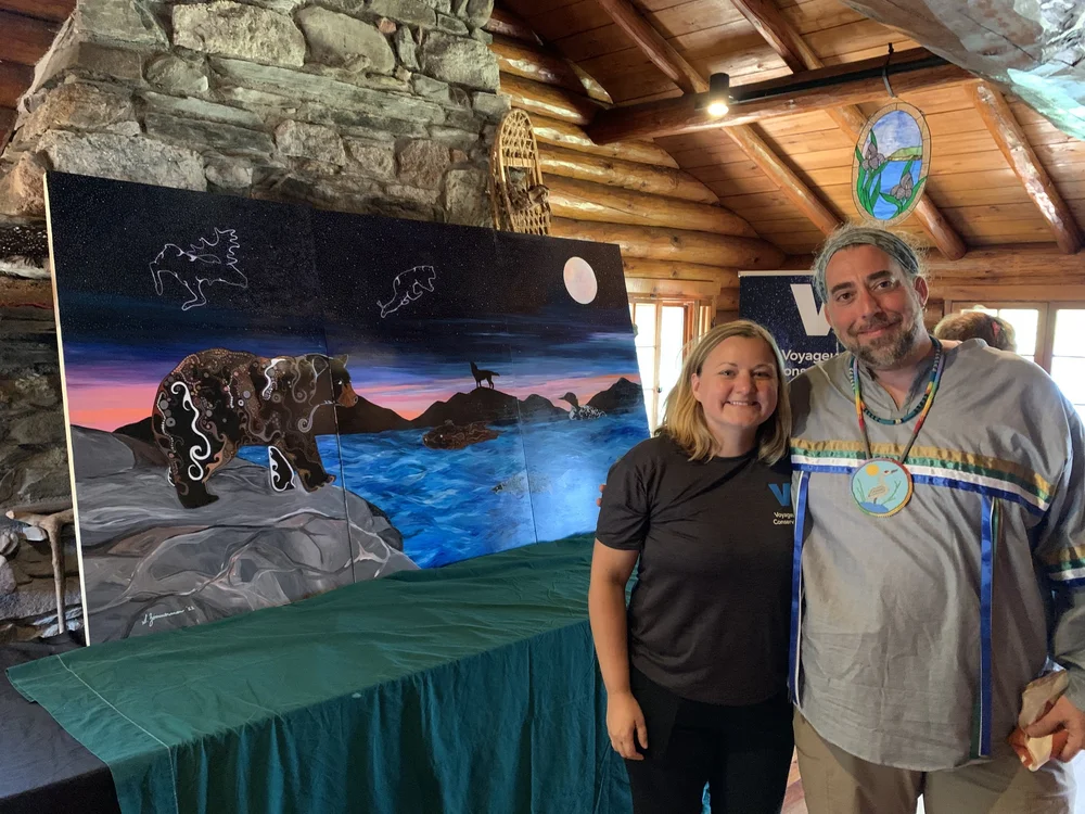 Giiwedino-Manidoog Mural Unvelied at Voyageurs National Park ...
