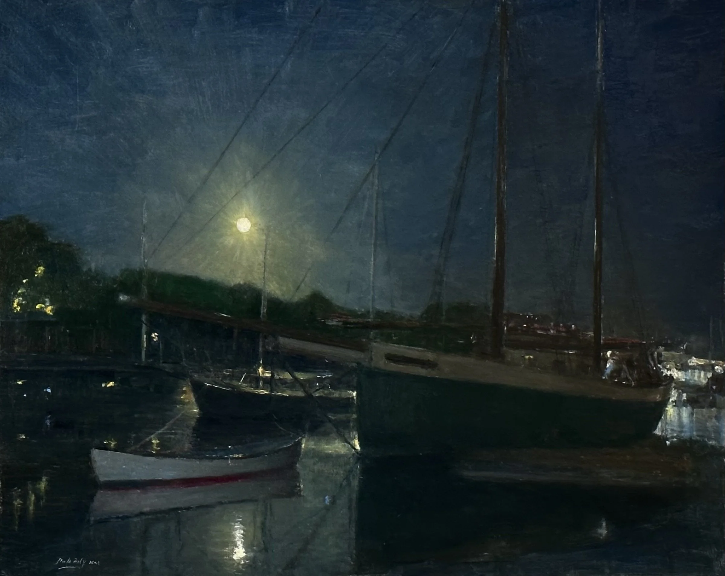 Harbor, Boat & Sea Paintings by Artist Mark Daly