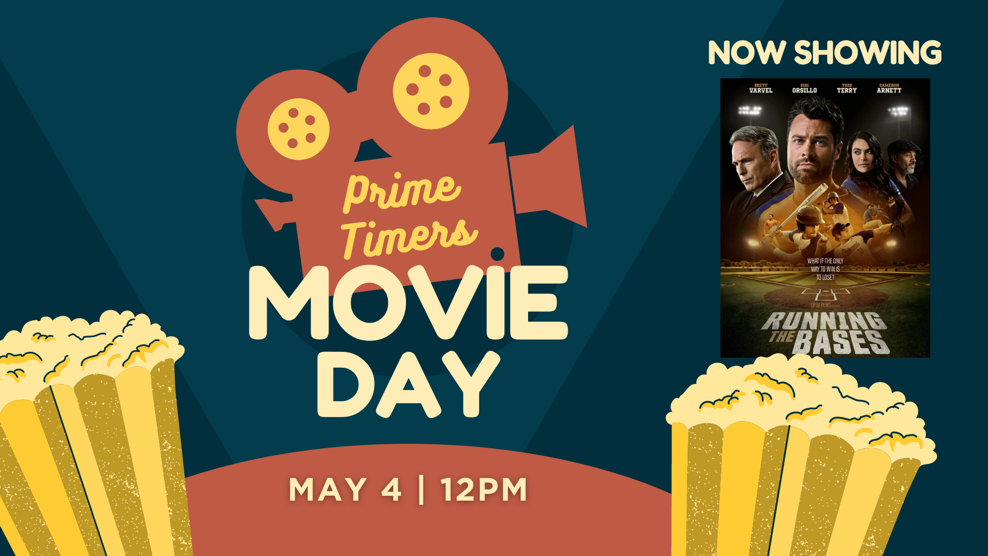 Primetimers | Movie Day: Running the Bases — Shelby Bible Church
