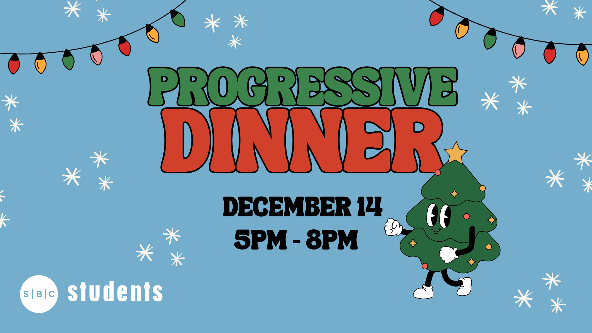 SBC Students | Progressive Dinner — Shelby Bible Church