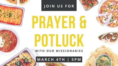 Missionary Prayer & Potluck — Shelby Bible Church