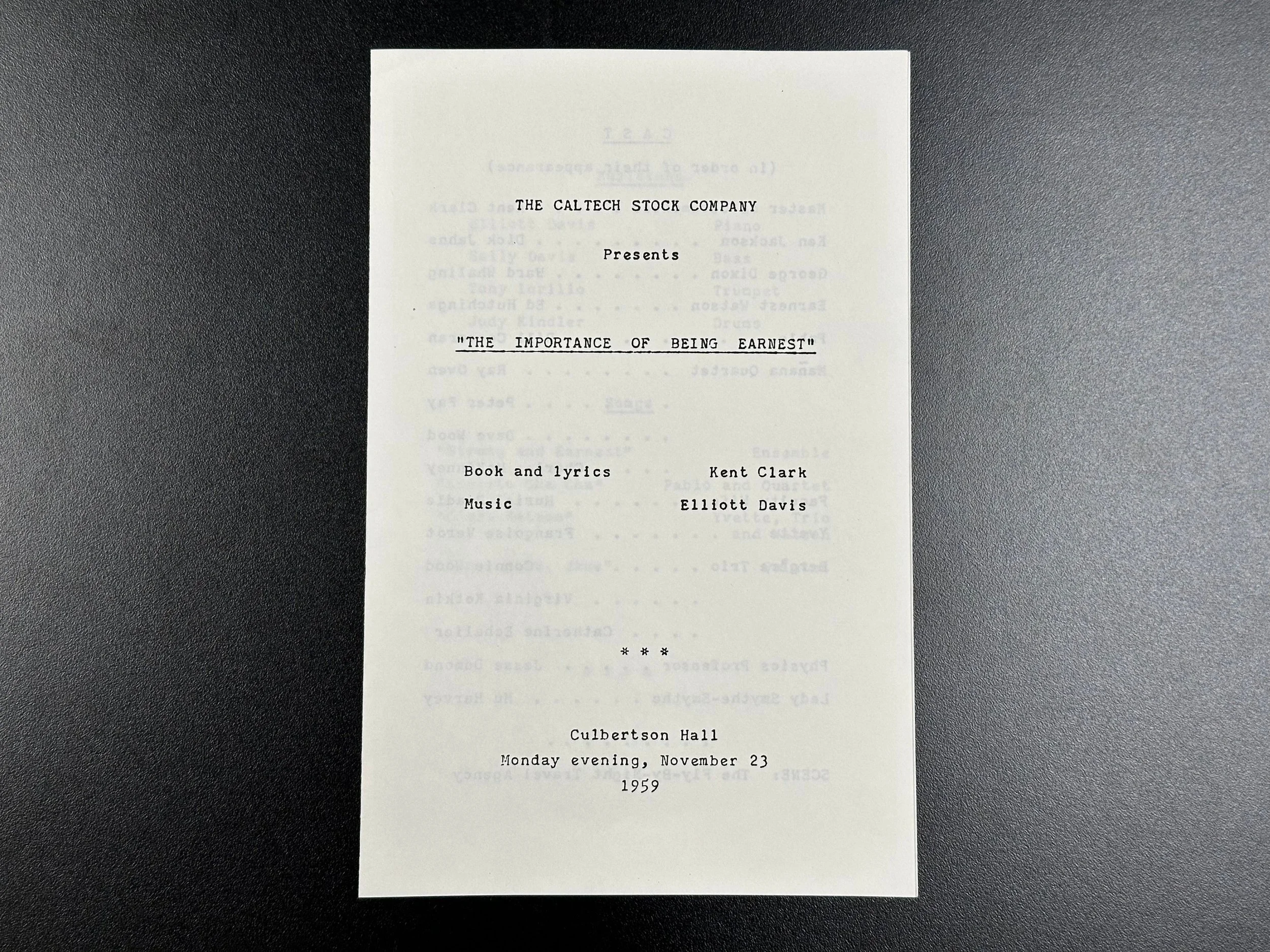 The Professor of Musical Comedy — Caltech Magazine