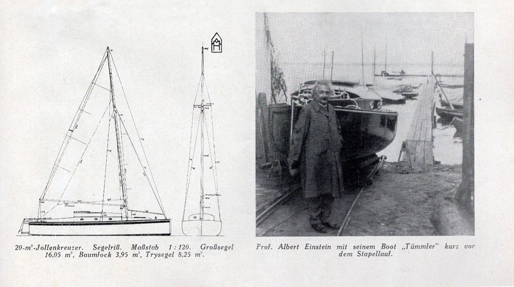 Albert Einstein's Sailboat, the Tümmler — Caltech Magazine