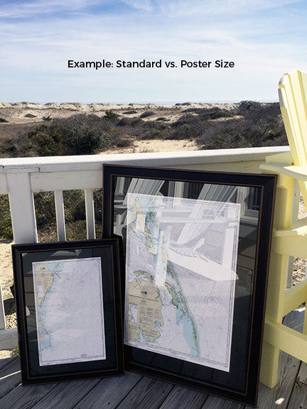 FRAMED NAUTICAL MAPS — Framed Nautical Maps - North Carolina