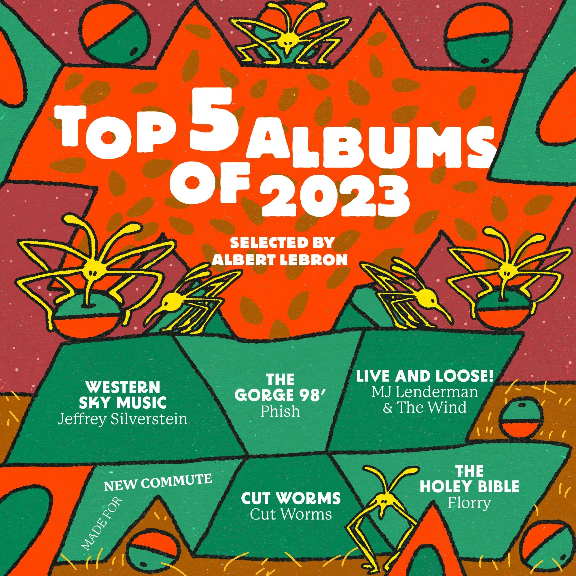Albums of the Year 2023 // Artist Friends — New Commute