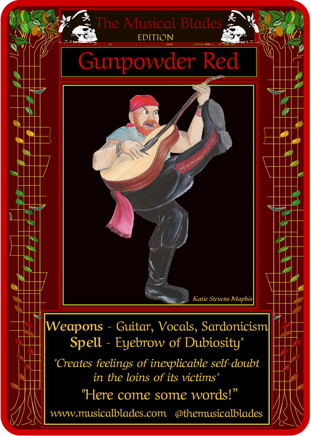 The Musical Blades Cards — Music The Gathering