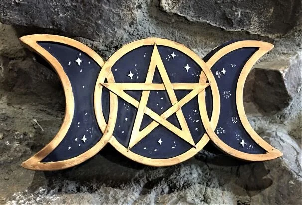 Triple Crescent Moon Symbol