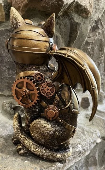 Steampunk Dragon Statue